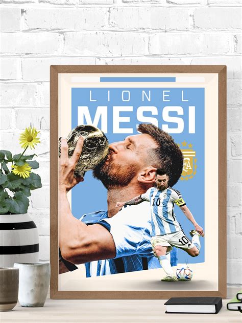 Messi Poster Soccer Poster Lionel Messi Poster Argintina Poster Messi