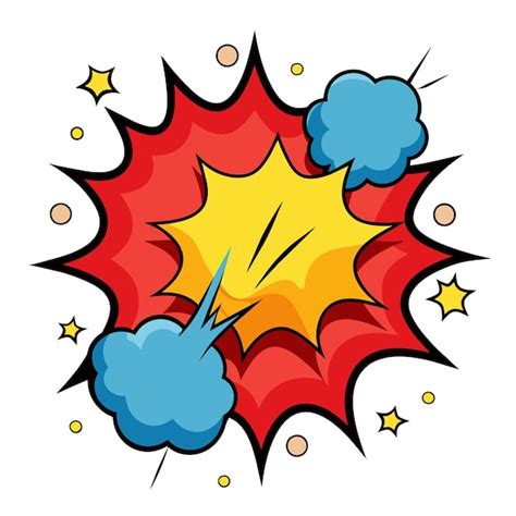 Premium Vector Comic Splat Splash Vector Illustration