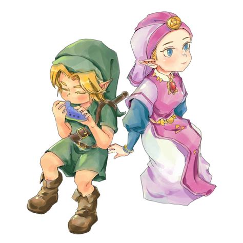 Corass Link Princess Zelda Young Link Young Zelda Nintendo The