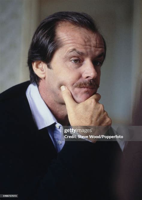 American Actor Jack Nicholson In London England Circa 1979 News