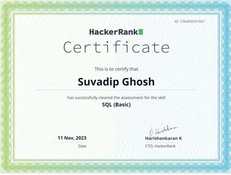 Hackerrank Sql Sqldeveloper Sqlqueries Ivyprofessionalschool Suvadip Ghosh