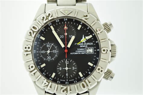 Chase Durer Combat Command Gmt Chrono Valjoux 7750 40mm Steel Le