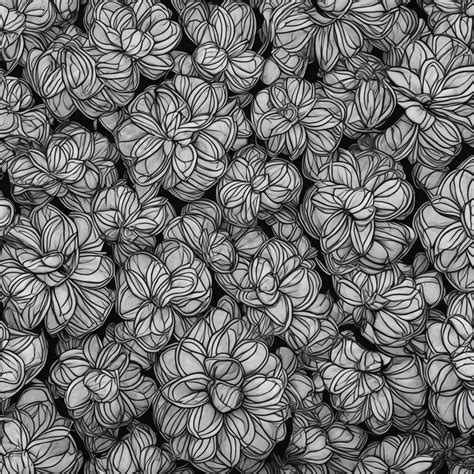 Background Bunga Hitam Putih 5572494 Clipart Library