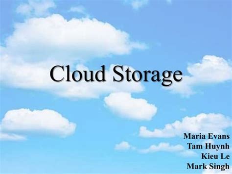 Cloud Storage Ppt Pptx