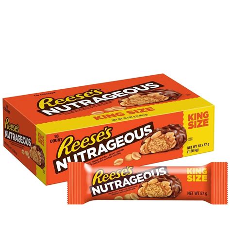 Reeses Nutrageous King Size 87g X18 Home Bargains