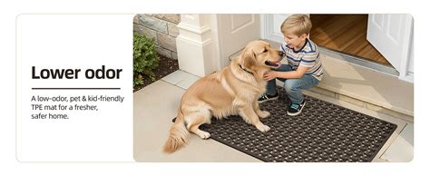 Colorandgeometry Door Mat Outside Entrance With Drainage