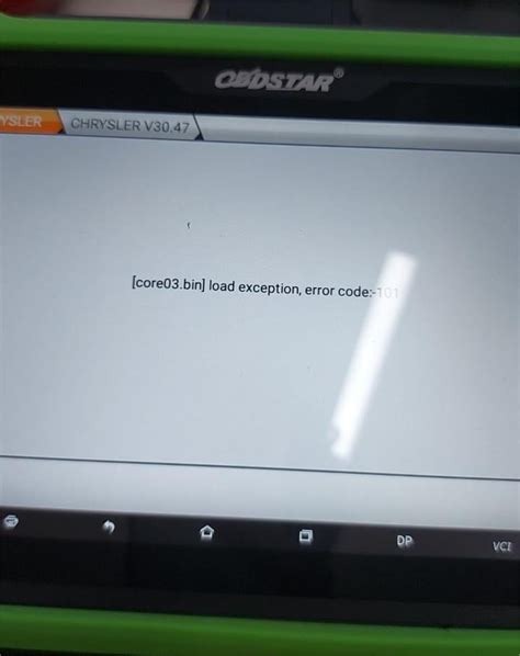 how to solve obdstar x300 dp plus “loading exception error code 101” lin obd2gate medium