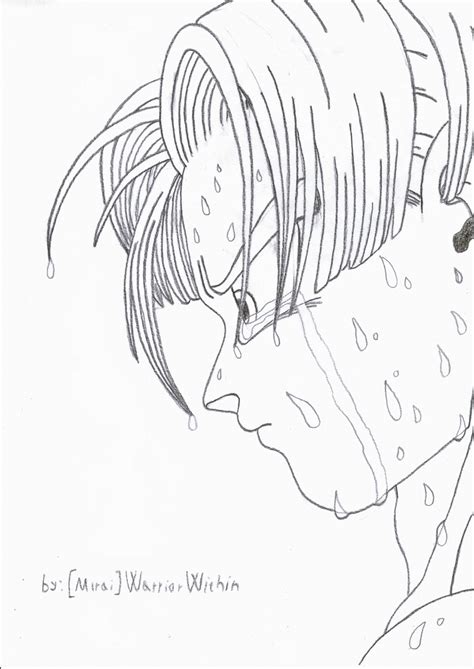 Future Trunks Crying By Miraiwarriorwithin On Deviantart