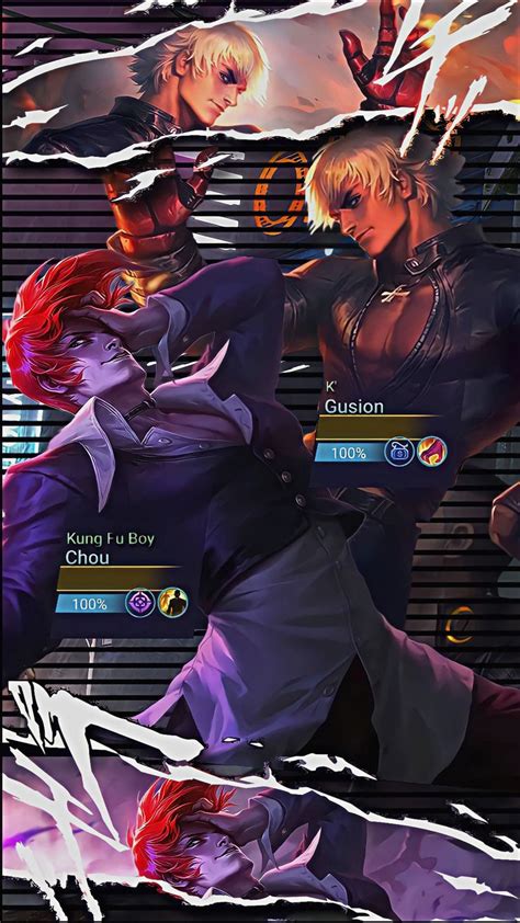 Mentahan Loading Screen Chou And Gusion Mlbb Mobile Legends Animated