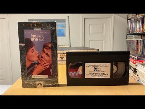 Opening To He Said She Said 1991 Demo Vhs [paramount Home Video