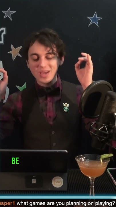 Method Acting Meets Cocktail Mixology And Video Games I Guess Youtube