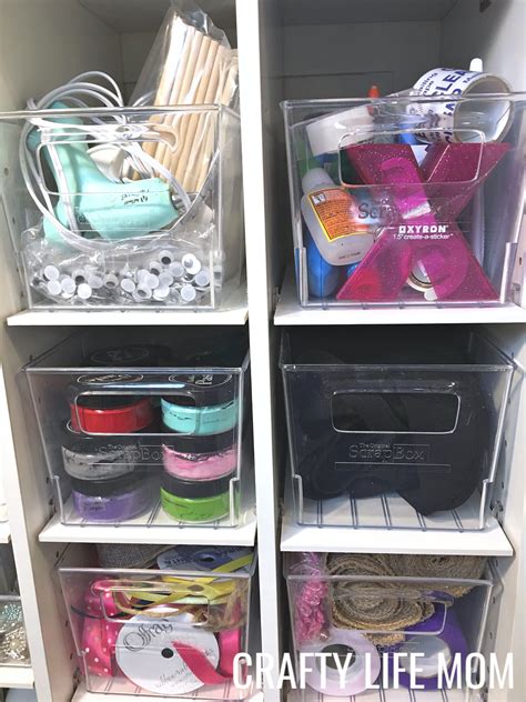 Crafty Life Mom Craft Room Tour My Original Scapbox Workbox