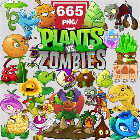 665 Plants Vs Zombies Png Bundle 665 Unique Designs Downloads Camo