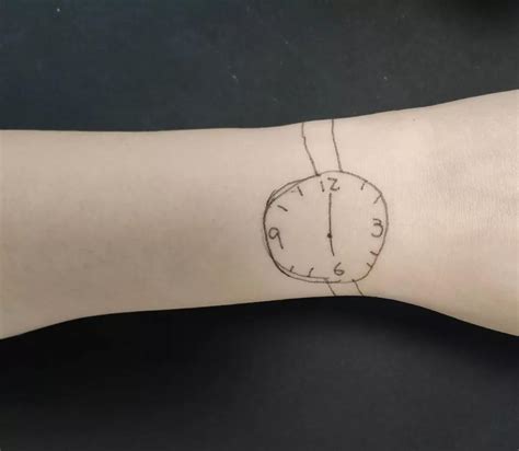 怎么在手上画手表简笔画怎么画（汇总20张）简笔画图片大全