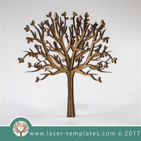 Laser Cut Tree Template Online 3d Vector Design Download Free Patterns