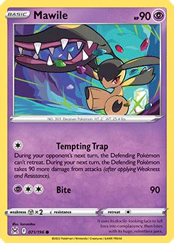 Mawile Lost Origin Tcg Card Database