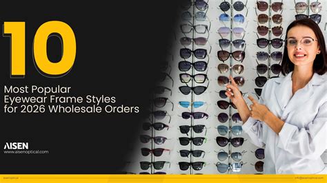 Top Eyewear Frame Styles For 2026 Wholesale Orders