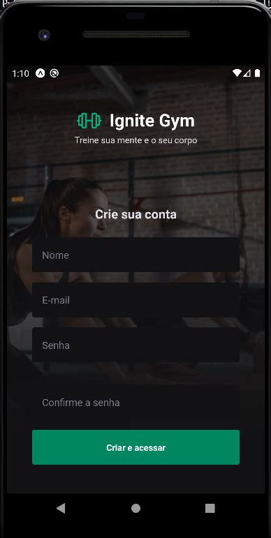 Github Cristianoprogramadorignitegym Projeto Criado Durante O Curso De Reactnative Da