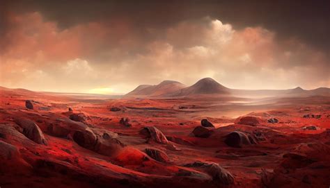 Red Planet Mars Surface