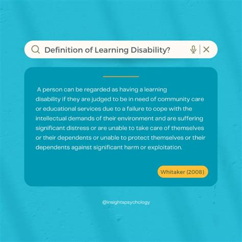 Insightspsychology Learningdisabilities Learningdisability Intellectualdisability Learning