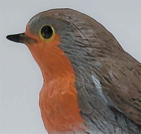 Papo Wild Birds Robin 50275 Vibrant Orange Breast