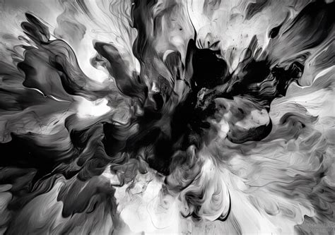 Premium Ai Image Black Liquid Ink Texture Cloud