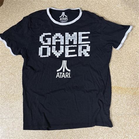 Old Atari Graphic Ringer Tee Graphic Shows Signs Of Depop