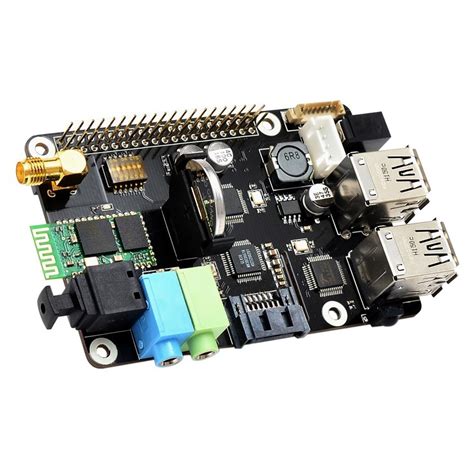 Suptronics X300 Hat Module Board Wifi Bluetooth Toslink Sata For Raspberry Pi Audiophonics