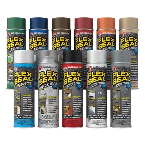 Flex Seal 14 Fl Oz Clear Aerosol Spray Waterproof Rubberized Coating In