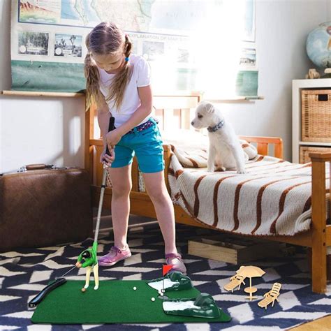 Miniature Golfer On A Stick Mini Mini Golf Miniature Versions Of Things