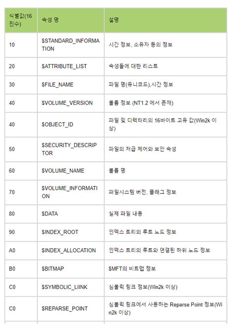 NTFS 파일 시스템 분석