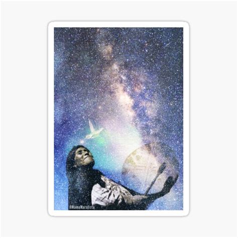 Mapuche Star Drum Sticker For Sale By Mamamuralista Redbubble