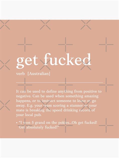 Get Fucked Funny Australian Slang Phrase And Humor Definition