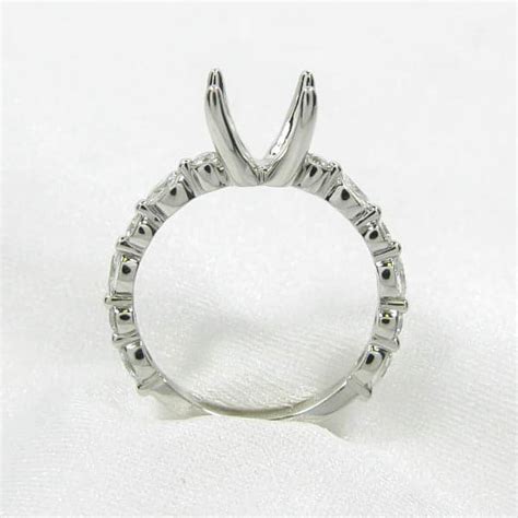 Platinum Diamond Semi Mounting Chas S Rivchun And Sons Jewelers