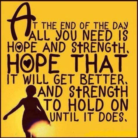 Inspirational Quotes About Hope And Strength Quotesgram