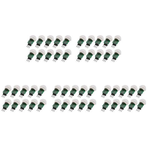 50pcs Am312 Mini Human Sensor Module Ir Pyroelectric Infrared Pir Motion Sensor Detector Modules