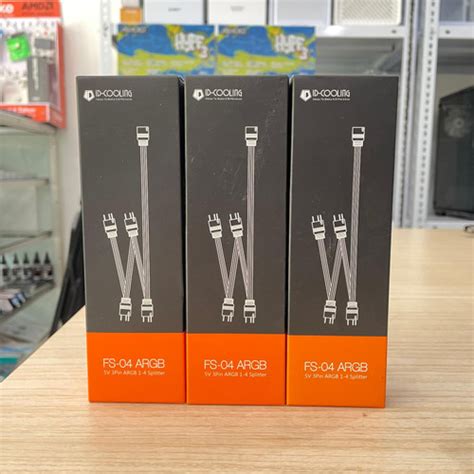 Jual Id Cooling Fs 04 Argb Splitter 3 Pin 5v 1 To 4 Id Cooling Id