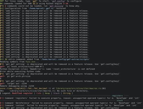 Context Failed NoneType Object Has No Attribute Sizeof Issue Hugsy Gef GitHub