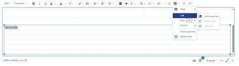 Table Formatting Instructure Community