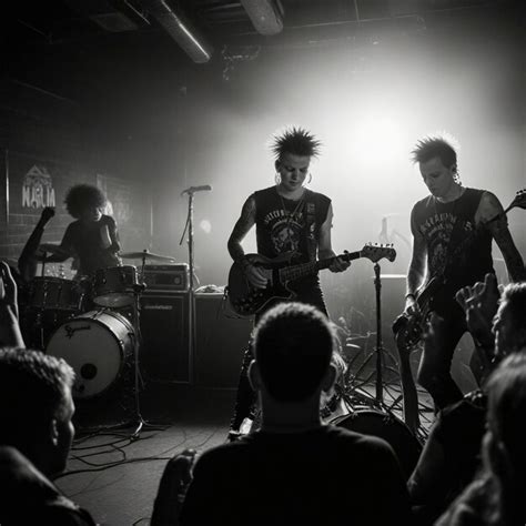 Premium Photo A Band Playing Guitar For Upcoming Stage Performance