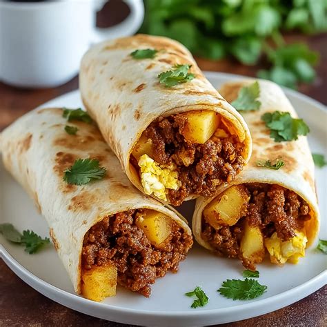 Chorizo Breakfast Burritos Freezer Friendly Meal Prep