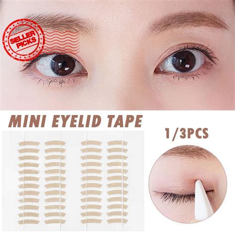 Mini Eyelid Tape Partial Double Eyelid Patch Invisible Breathable Lace