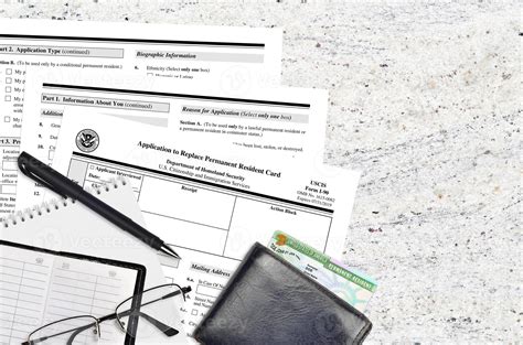 Uscis Form I 90 Application To Replace Permanent Resident Card Lies On