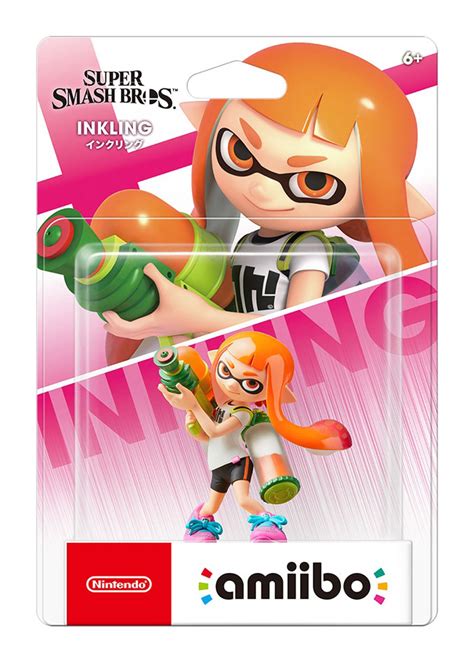 Amiibo Super Smash Bros Inkling Girl Kolekcjonerki