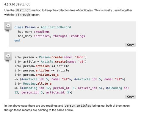rails active record distinct