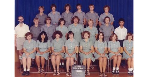 School Photo 1980s Colenso High School Napier Mad On New Zealand