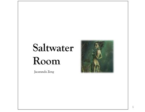 Memory Book Saltwater Room By Jacaranda Zeng Issuu