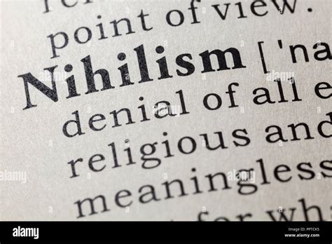 Fake Dictionary Dictionary Definition Of The Word Nihilism Including Key Descriptive Words