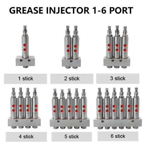 Grease Injector Single Line Lubrication System High Pressure Injector