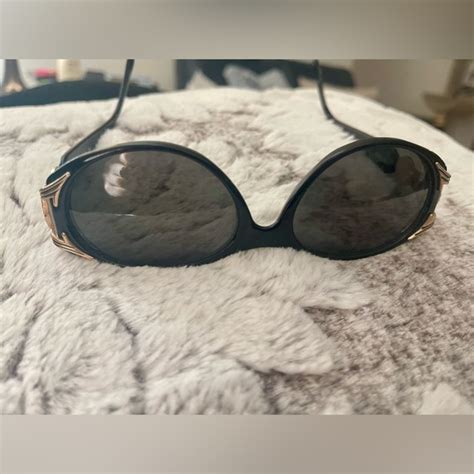 Fendi Accessories Vintage Fendi Oval Sunglasses Fs 38 Ebony 13